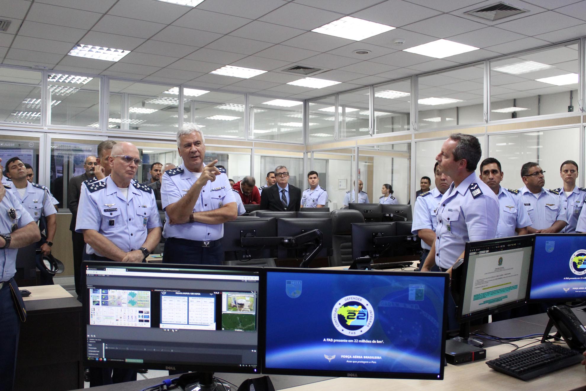 DECEA » CINDACTA IV recebe visita de ministros da Defesa do Brasil e da ...